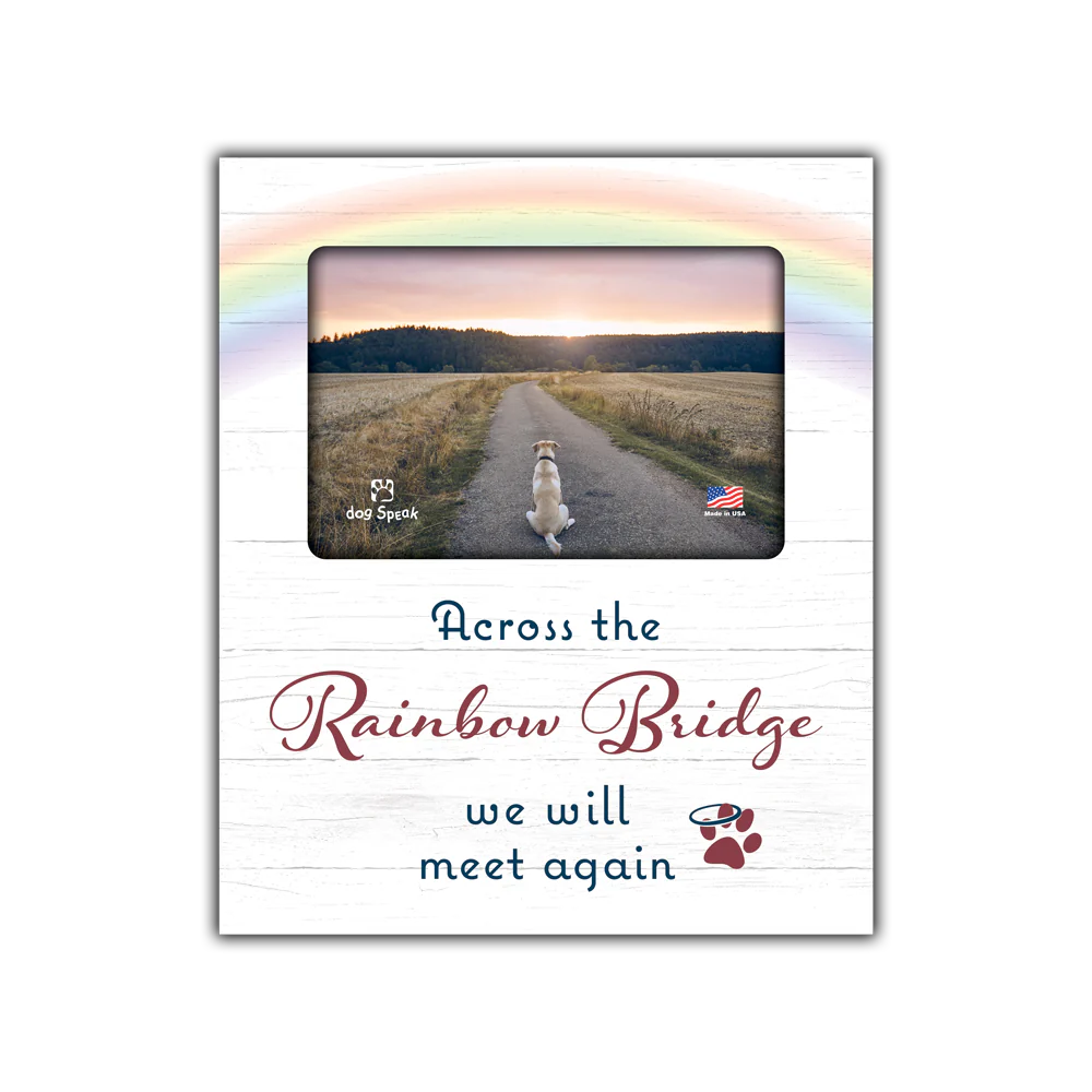 Across The Rainbow Bridge Frame – Muttley & Me