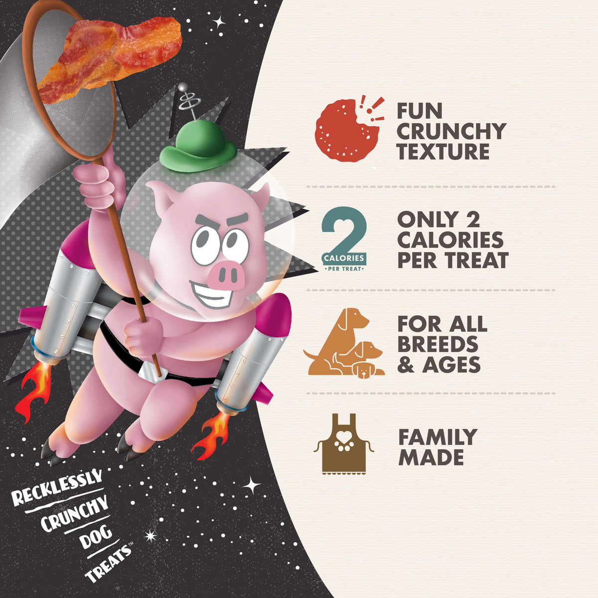 Bacon Blaster Crunchy O's – Muttley & Me