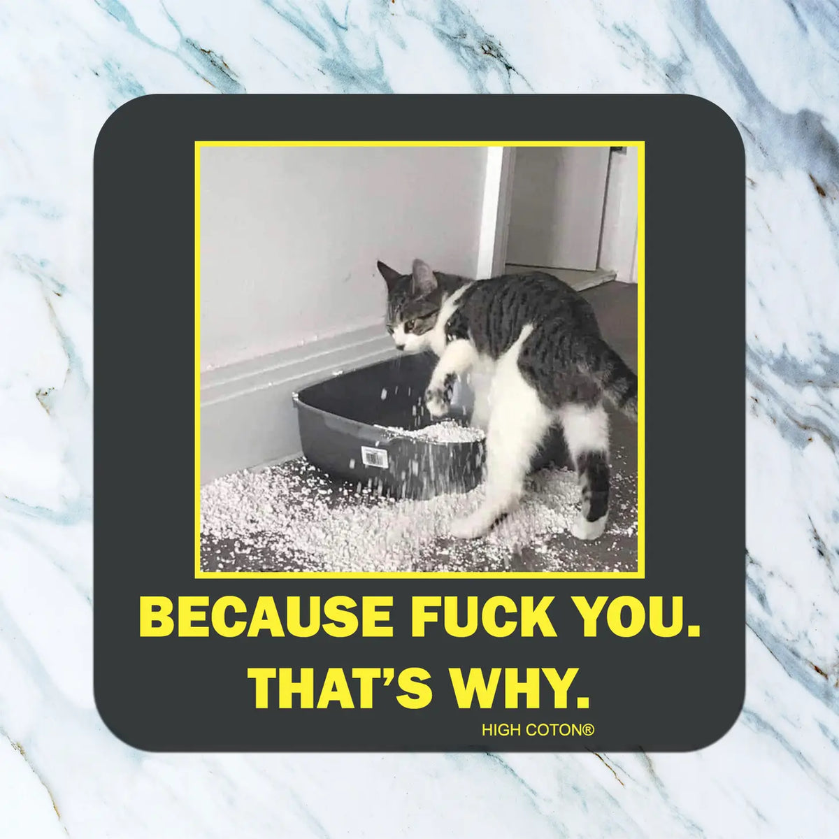 Cat That's Why Coaster – Muttley & Me